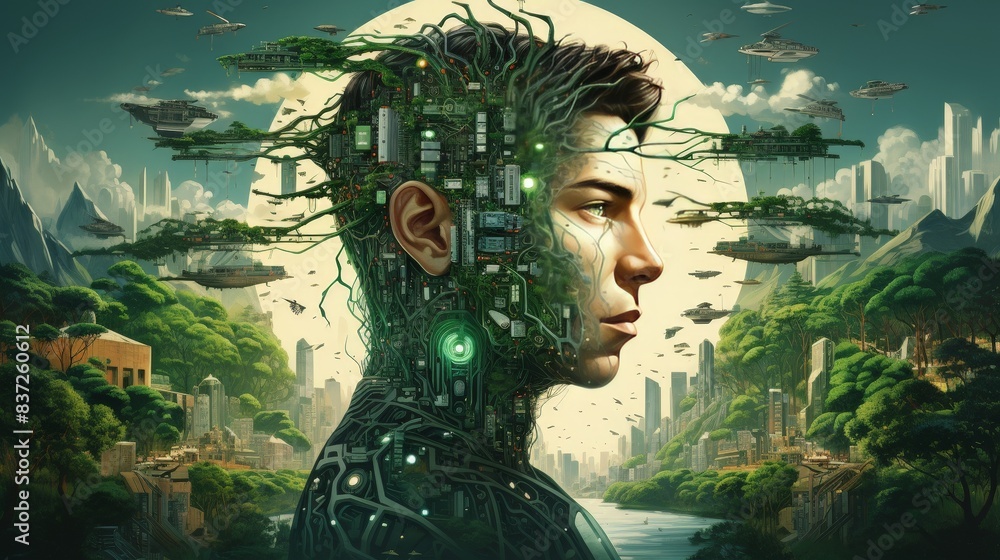 Next-Gen AI for Sustainable Development Goals Stock Illustration ...