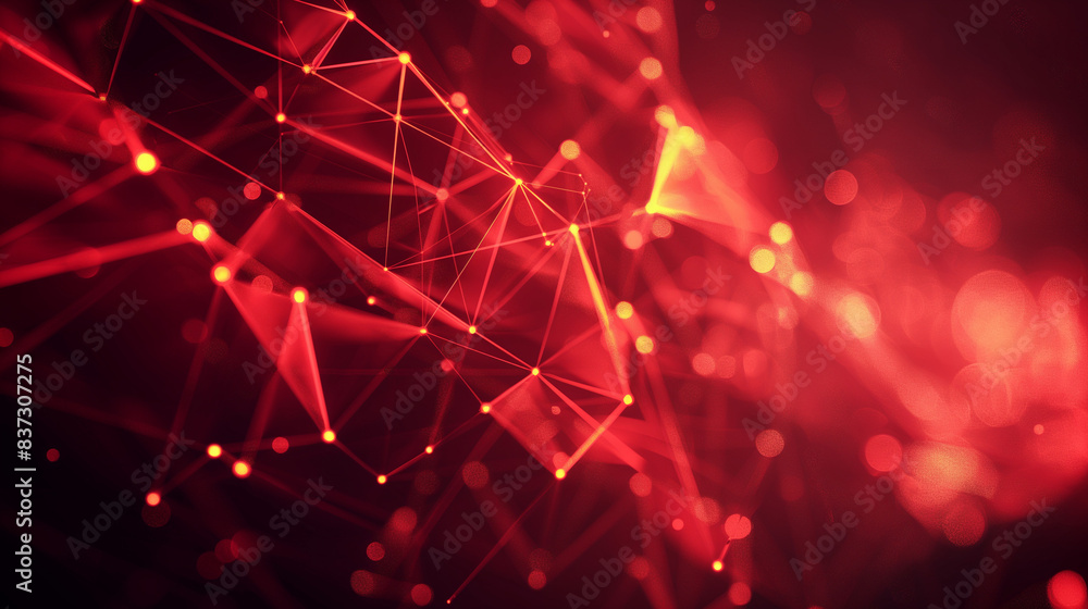 modern 3d shape design background with technology background with ...