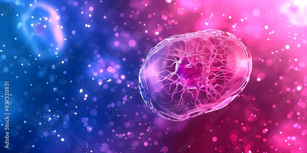 Exploring the intricate structure and organelles of an amoeba through a ...