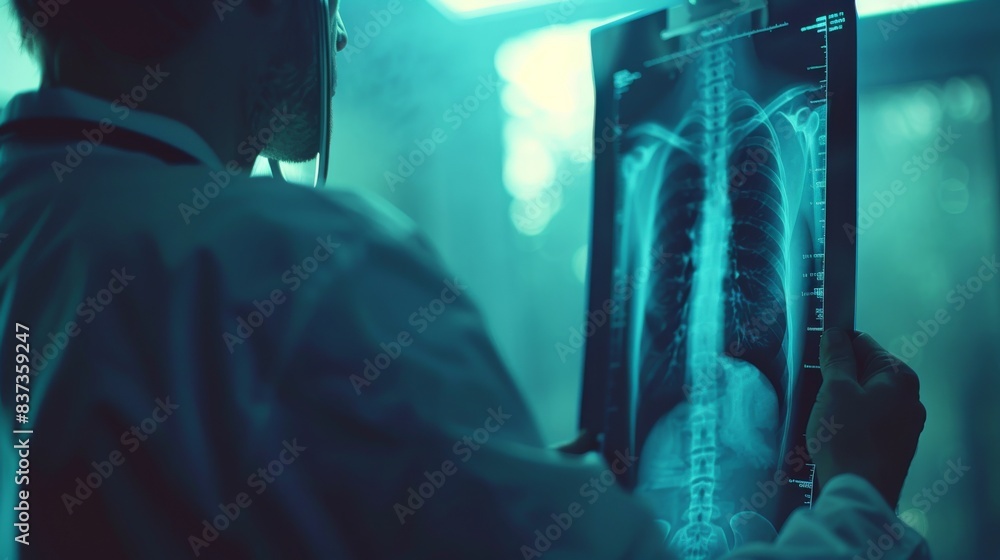 Knee joint x-ray film x-ray, MRI bone scan, CT scan, orthopedic surgeon ...