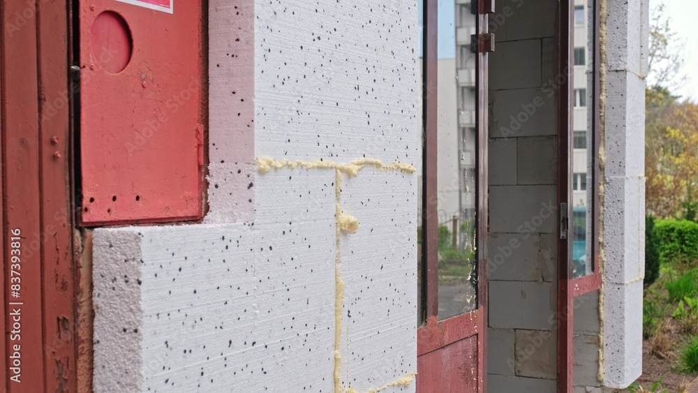 Thick Styrofoam Board used for Thermal Insulation of Old Residential ...