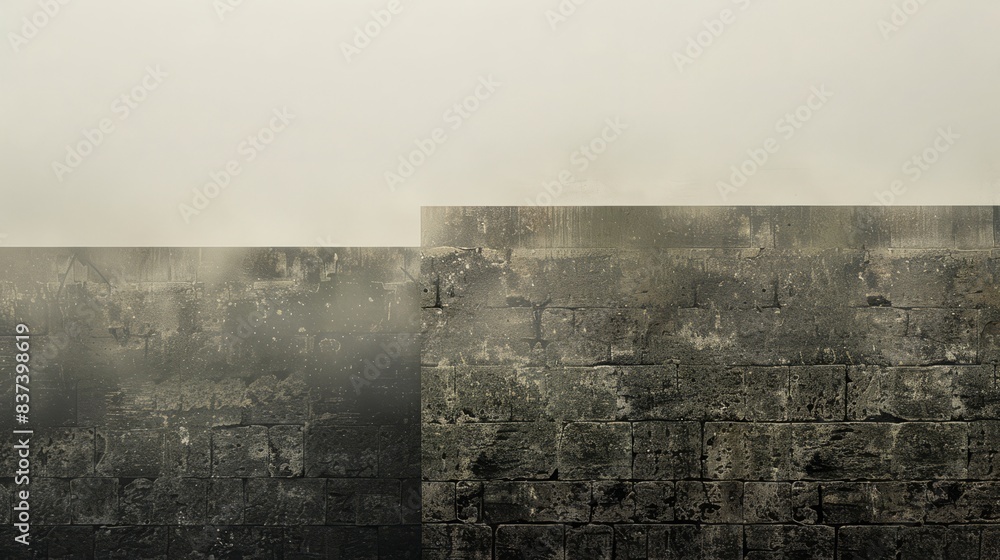 fortified wall constructed from calcium materials, symbolizing strength ...