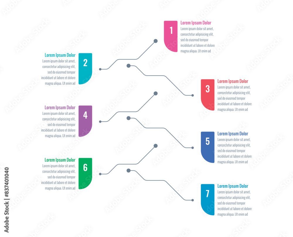 Infographic template for industry, business, education, technology ...