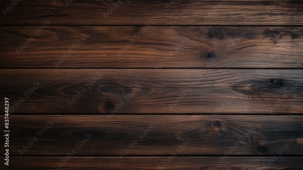 Dark wooden background with rich textures and patterns, versatile for ...