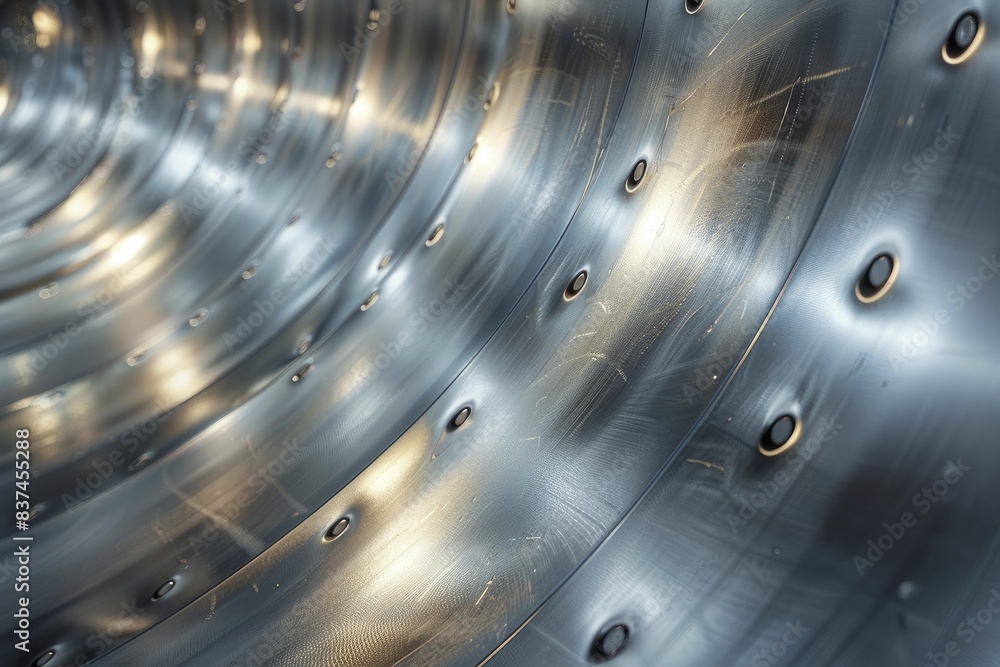 Capturing the industrial beauty of brushed steel up close, with soft ...