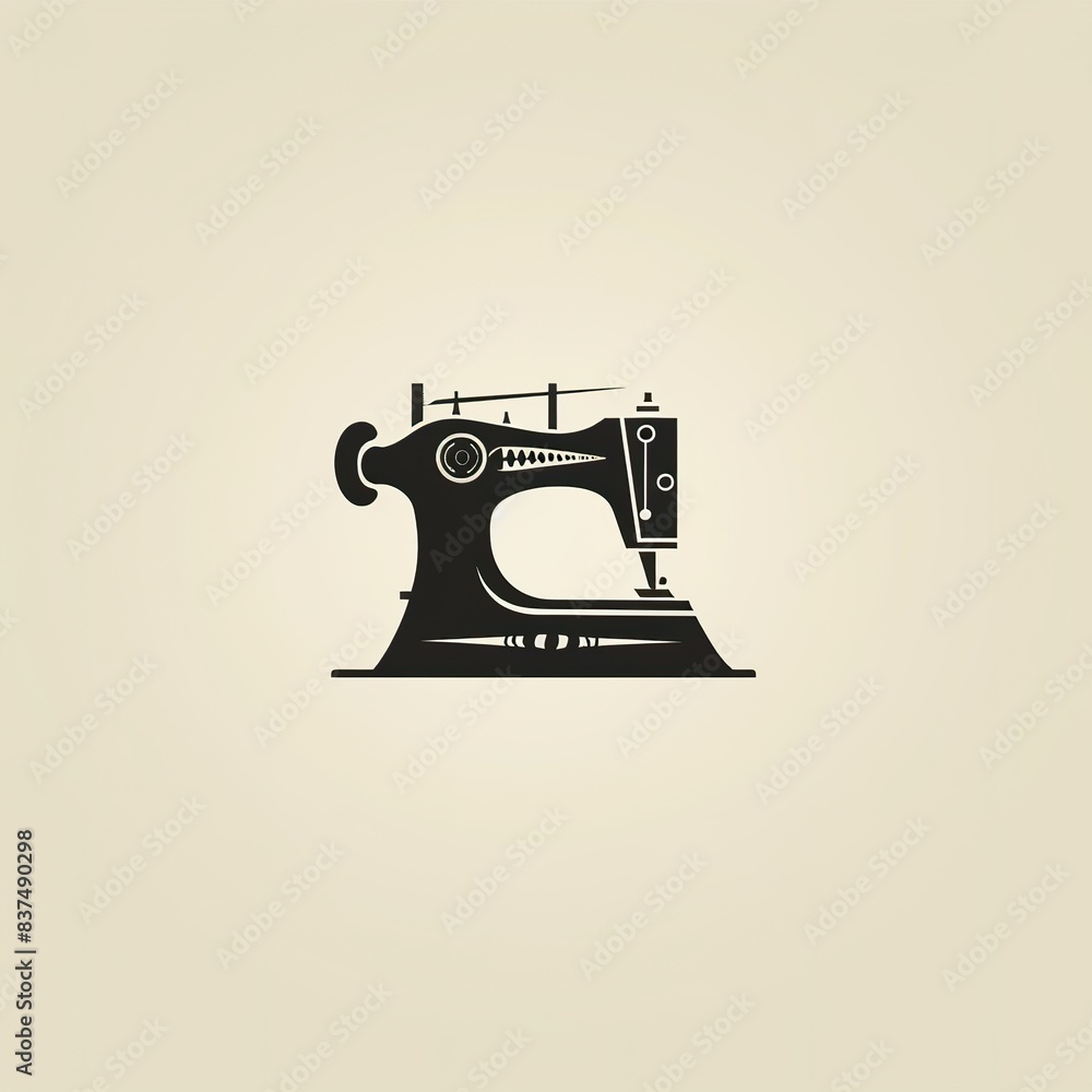 Design a Minimalist logo for a sewing studio. The logo should ...