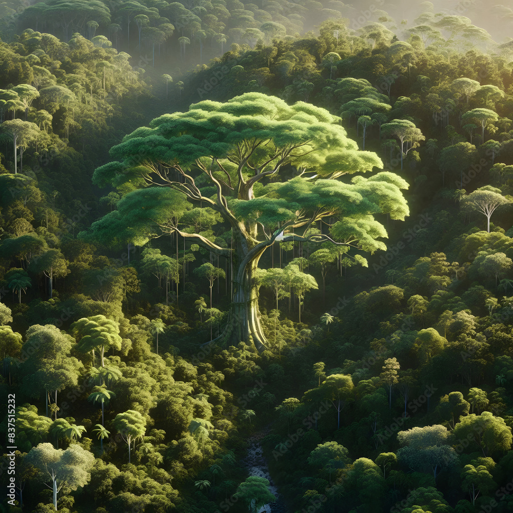 Forest Tree Amazon Plants River Lake 3d 2d c4d leaf Floresta Árvore ...