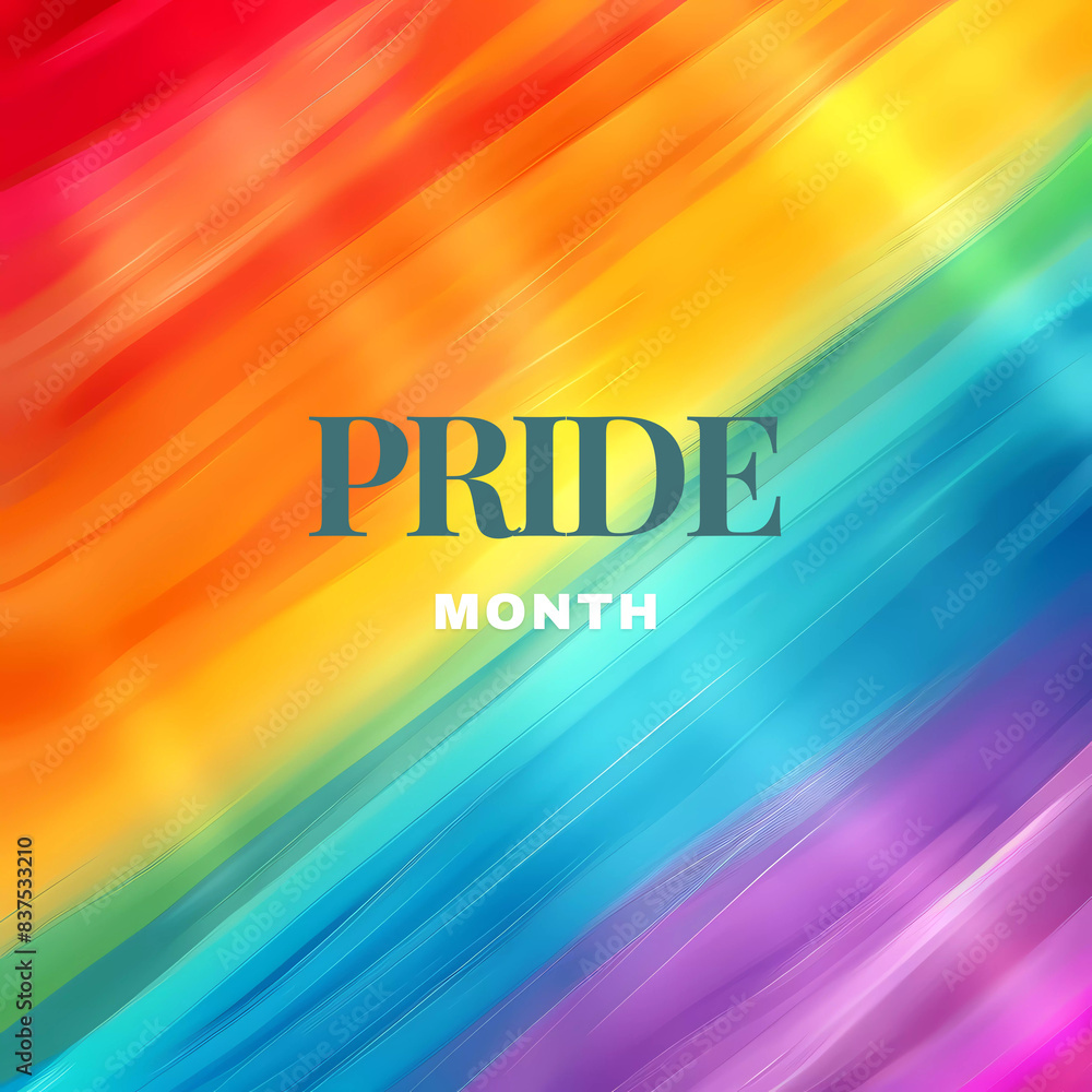 Celebrate Pride Month 2024 ,Pride Month lettering on colorful ... Celebrate Pride Month 2024 ,Pride Month lettering on colorful ...