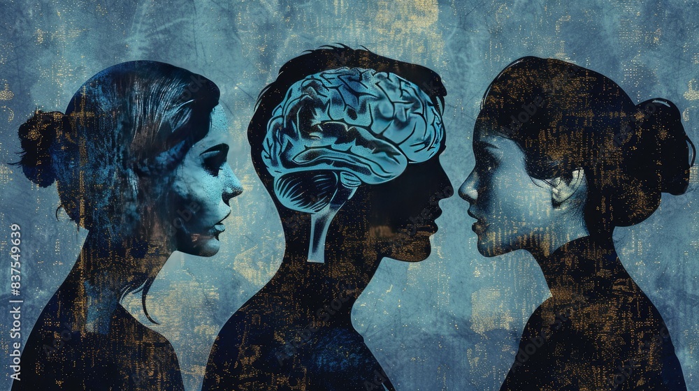 Pop art artistic image of dialogue interpreting cognitive overload ... Pop art artistic image of dialogue interpreting cognitive overload ...