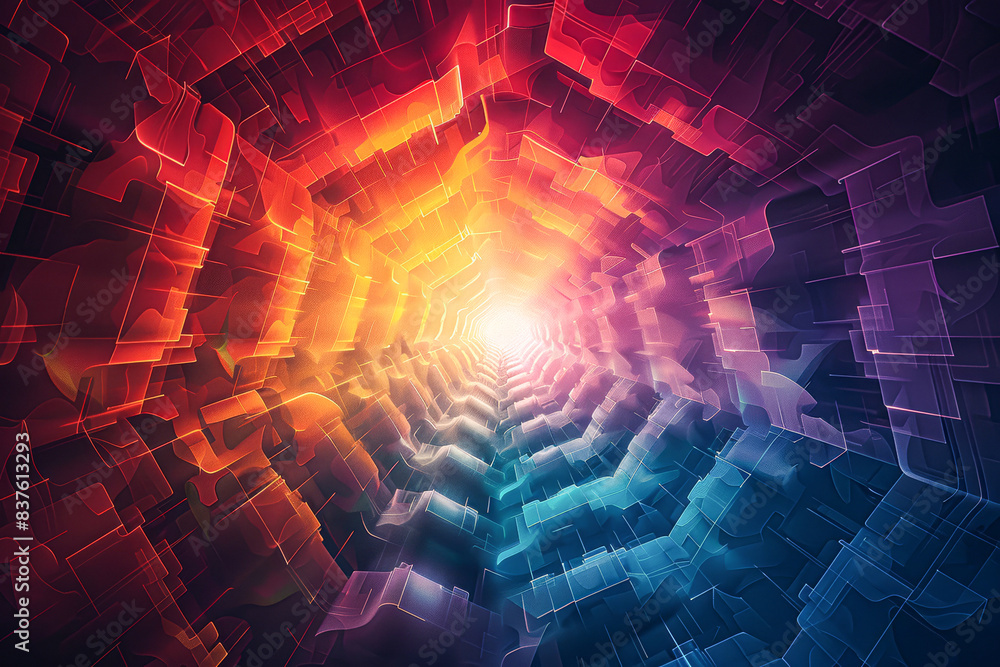 Dynamic Heatmap Pentagon Connecting Pentagons Distribution Diagram for ...