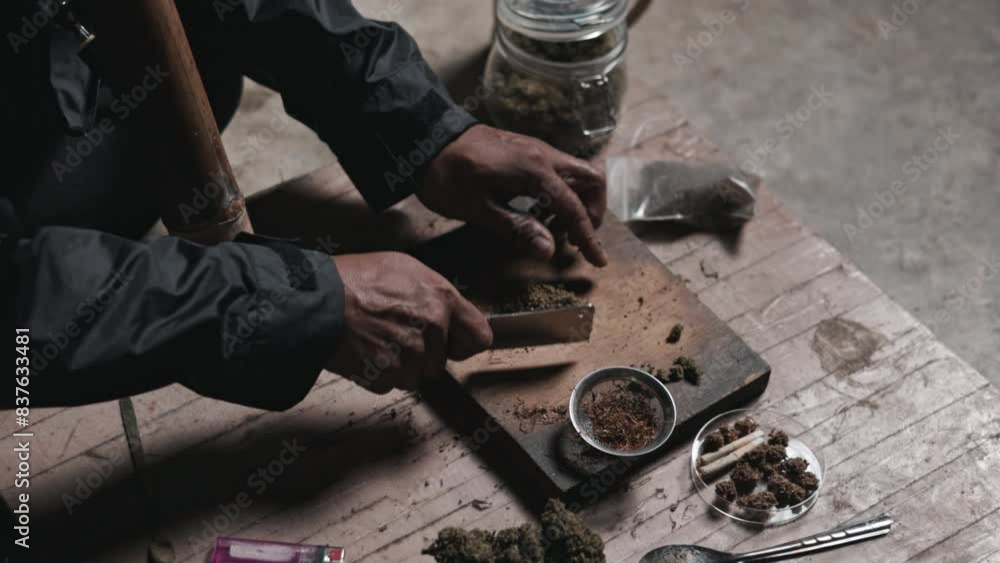 substance abuse, addiction and bad habits concept. Young people smoking ...