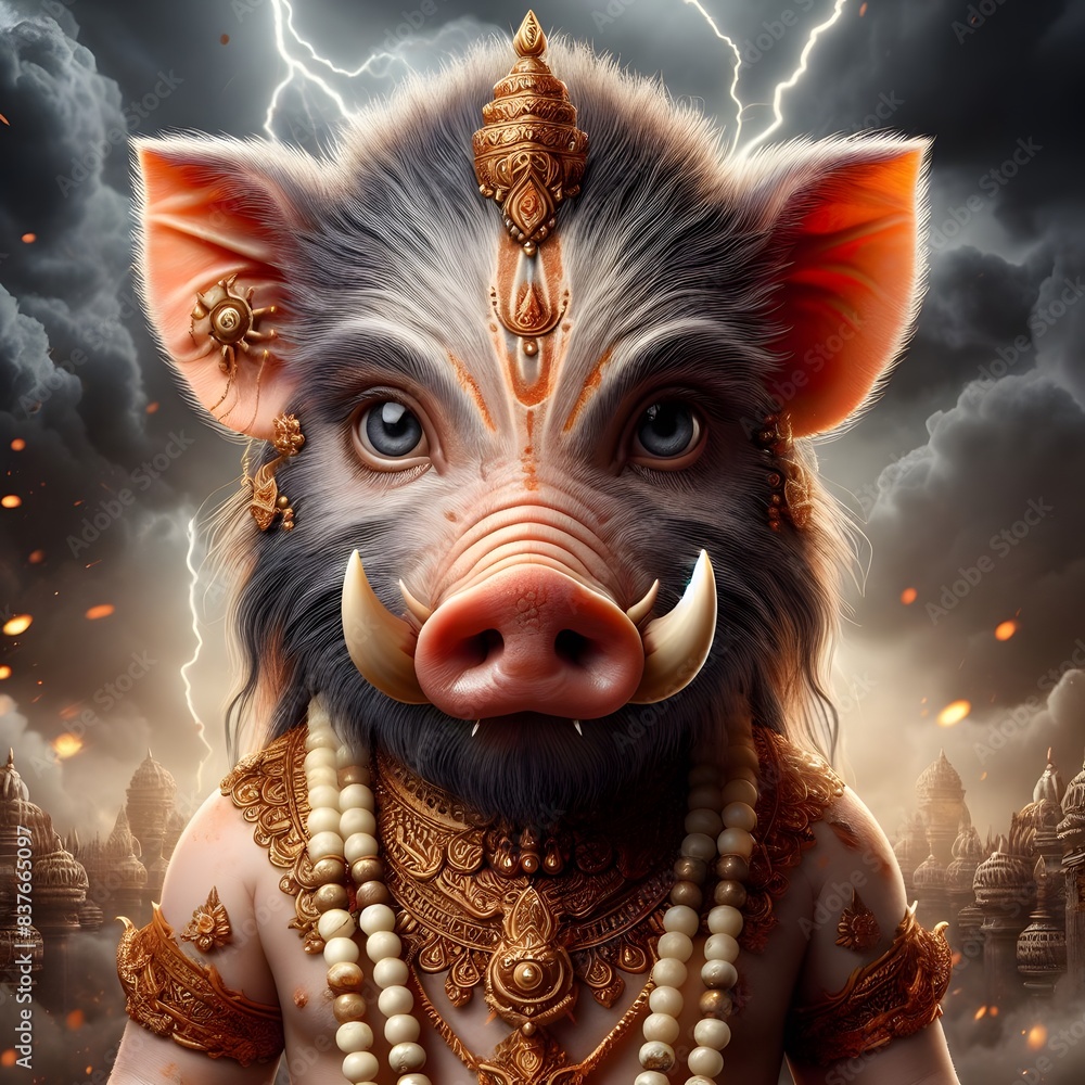 Varaha avatar of Vishnu | Varaha, the 3rd avatar of Lord Vishnu | The ...