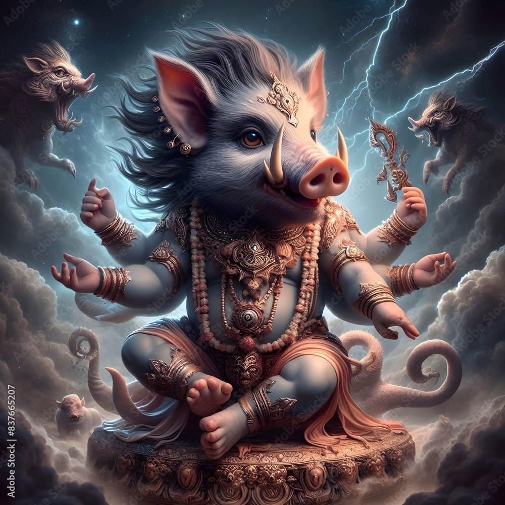 Varaha avatar of Vishnu | Varaha, the 3rd avatar of Lord Vishnu | The ...