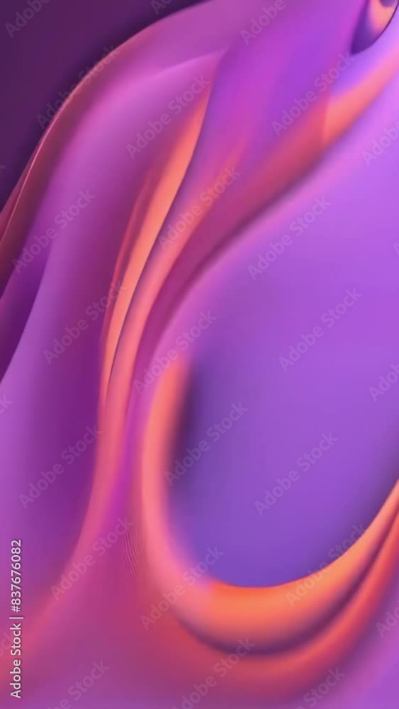 metallic pastel colors abstract liquid metal melting 3D shape art ...