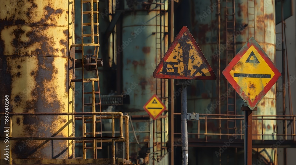 7. Picture the hazard symbols casting shadows of caution across the ...