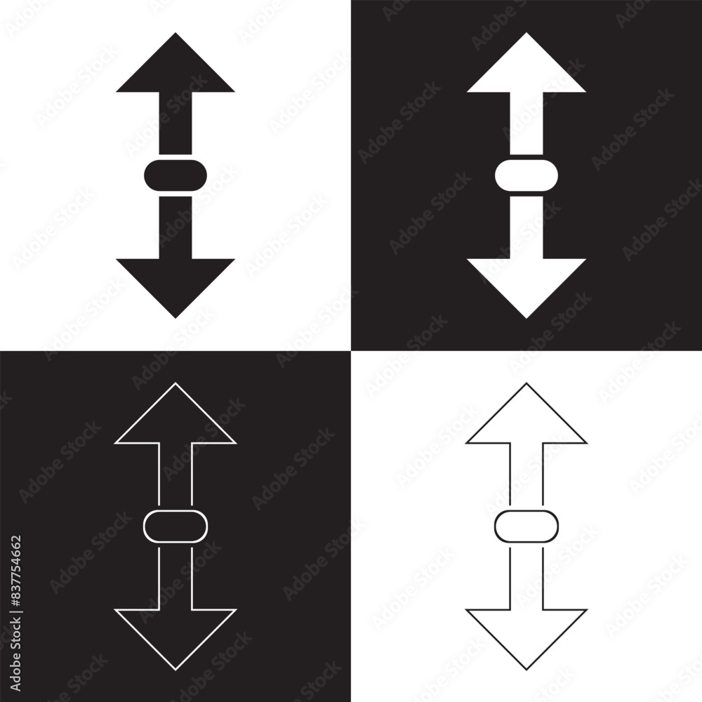 Left Right Arrow icon. Double horizontal arrow icon. Browse Horizontal ...