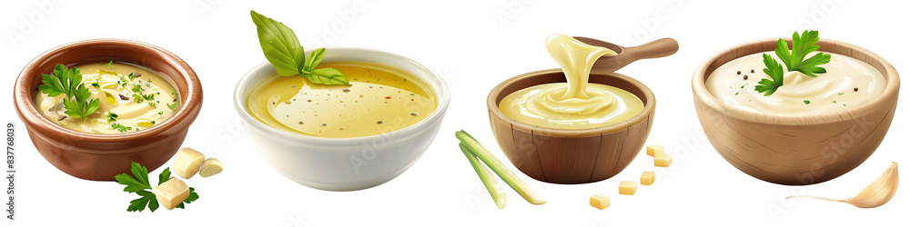 Bagna Cauda clipart collection, symbol, logos, icons isolated on ...