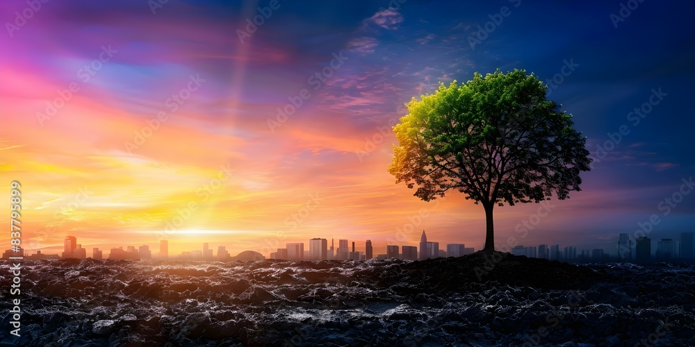 Image of carbon neutral lifestyle practices to combat climate change ...
