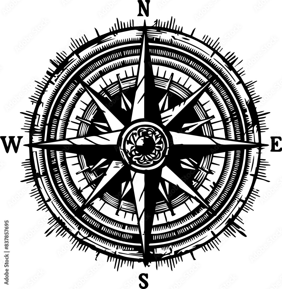compass vector transparent background PNG clipart Stock Vector | Adobe ...