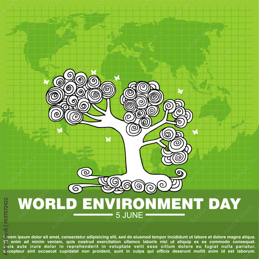 World Environment Day, Poster and Banner Stock Vector | Adobe Stock