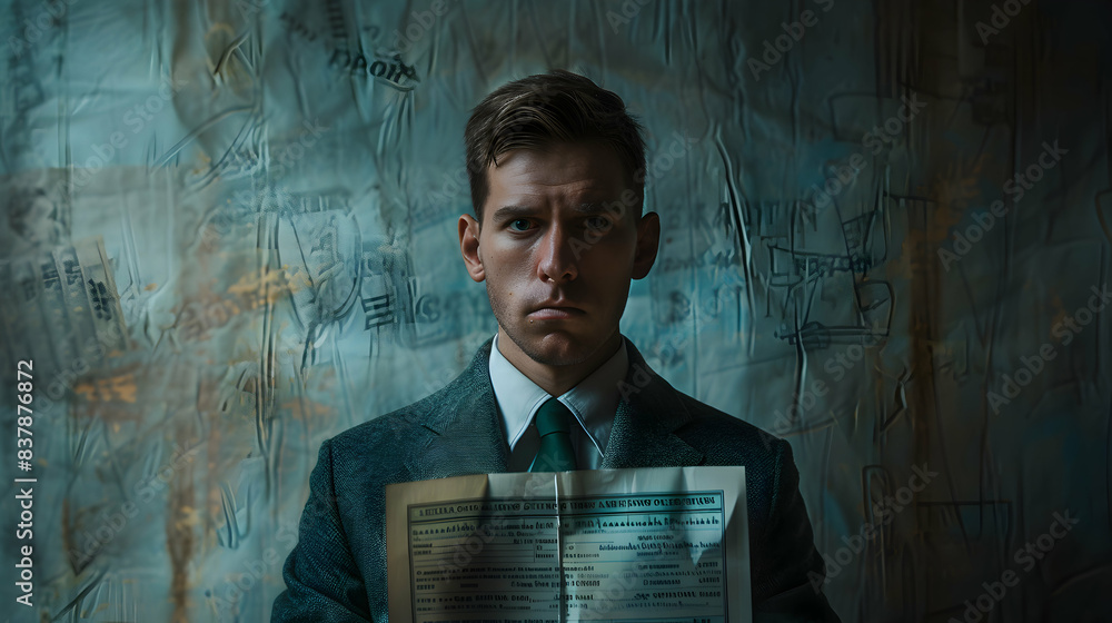 Professional Concept: Office Worker Receiving Final Paycheck ...