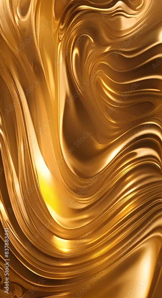 Golden liquid Abstract gold liquid Golden wave background abstract gold ...