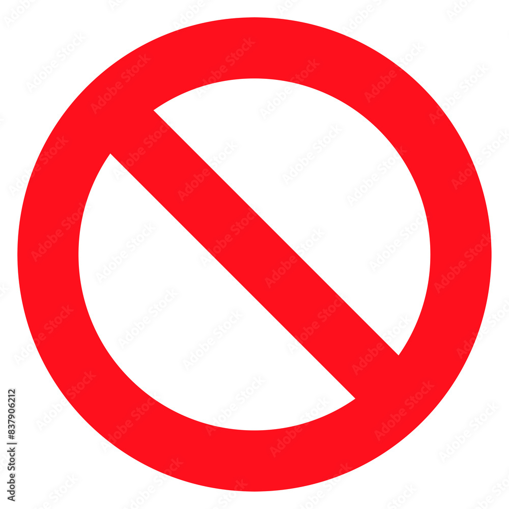 Png empty prohibition sign, no symbol, transparent background Stock ...