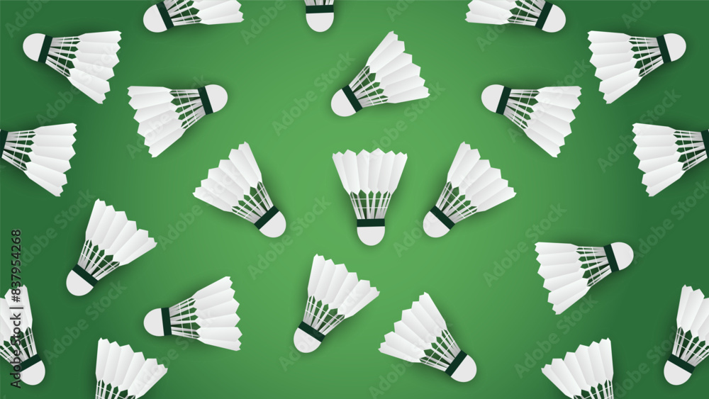Badminton shuttlecock background court indoor badminton sports ...