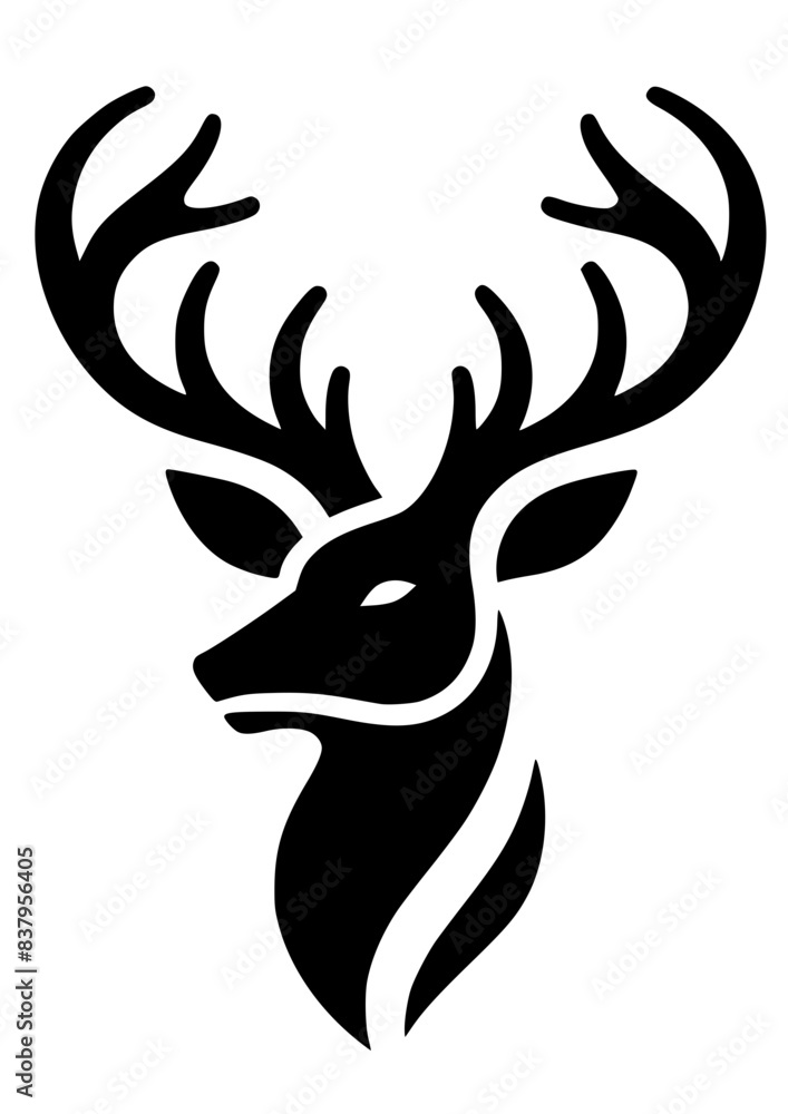 Deer Head SVG, Deer Face SVG, Animals SVG, Hunting SVG, Cattle SVG ...