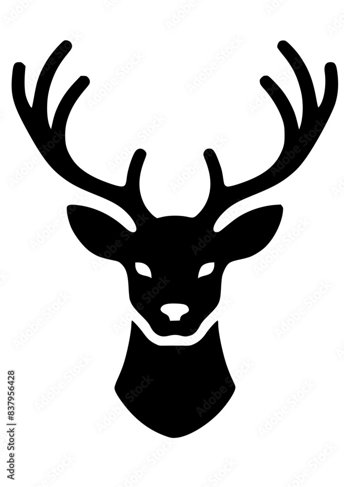 Deer Head SVG, Deer Face SVG, Animals SVG, Hunting SVG, Cattle SVG ...