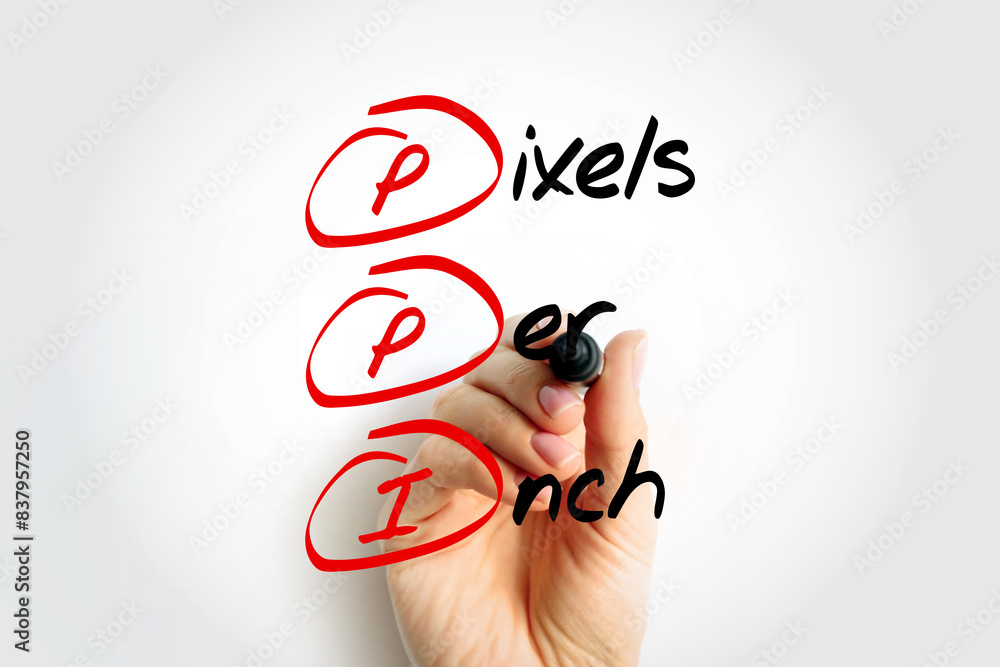 PPI - Pixels Per Inch are measurements of the pixel density of an ...