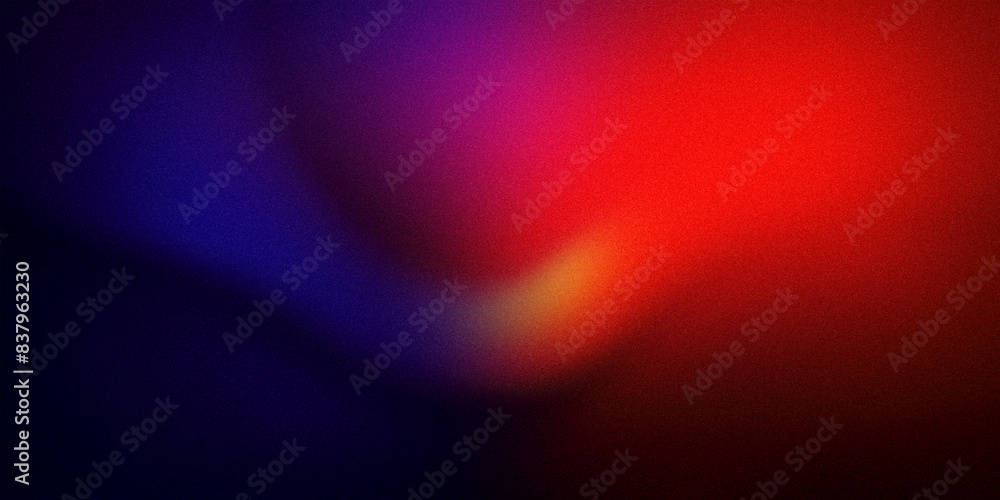 A vibrant abstract gradient blending deep blue, purple, and red hues ...