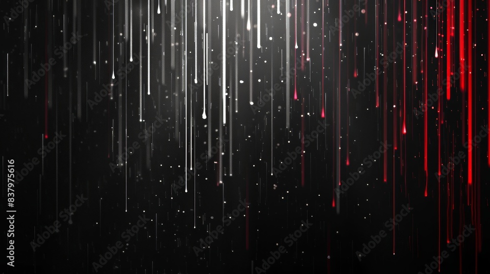 ภาพประกอบสต็อก Retro vhs tv screen error effect with colorful lines and ...