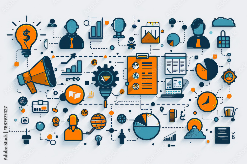 Exit strategy and customer feedback with Design a detailed vector ...