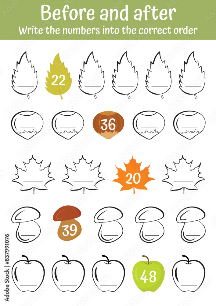 Math worksheets for school education. Mathematics educational how many ...