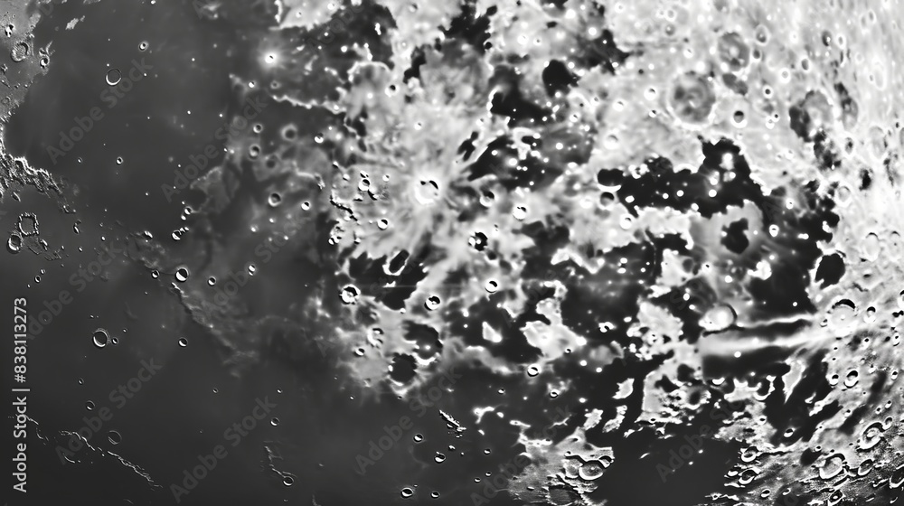 Isolated moon surface on transparent background - generated using ...