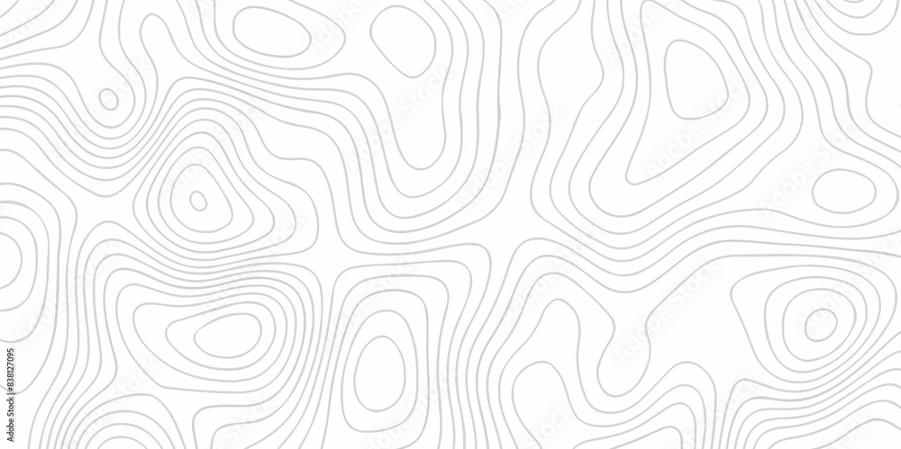 Abstract pattern with lines topographic map background. Topography and ...