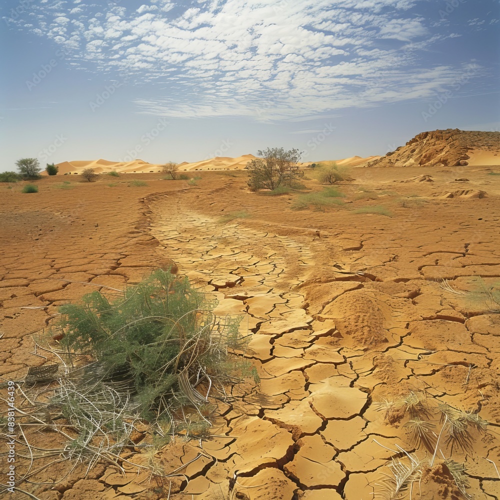 World Day to Combat Desertification and Drought poster Stock ...