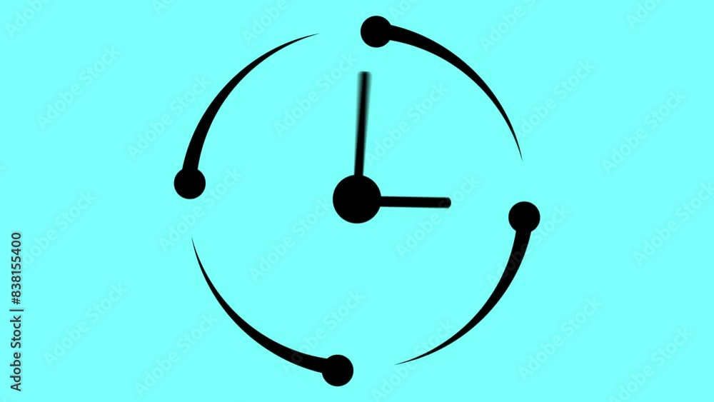 A classic clock icon with a circular face, hour and minute hands, and ...