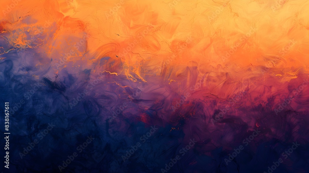 Gradient indigo to orange backdrop Stock Illustration | Adobe Stock