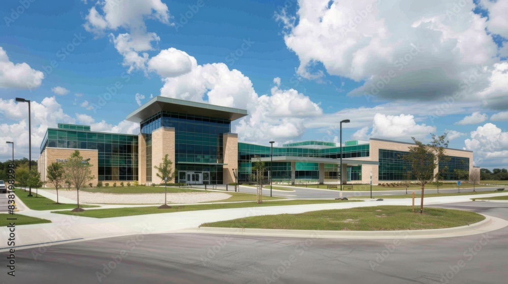 Development of a high-tech defense facility, featuring advanced ...