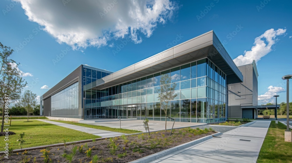 Development of a high-tech defense facility, featuring advanced ...