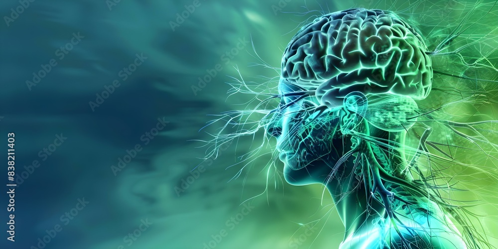 Person with brain stem glioma shows cranial nerve dysfunction and motor ...