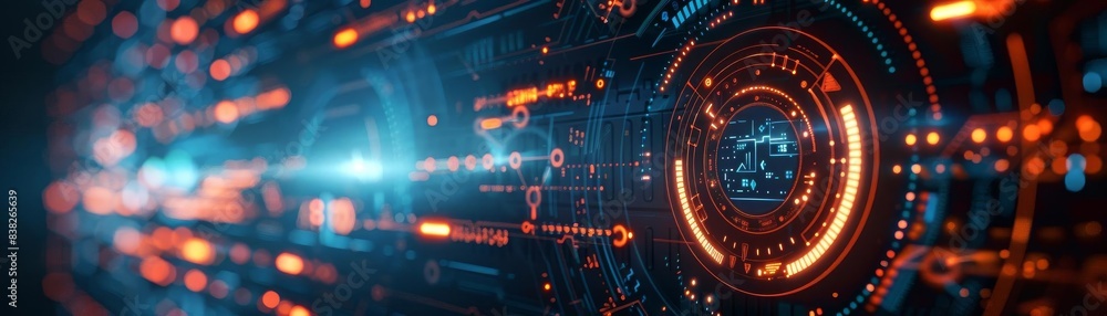 Corporate presentation of a cybersecurity strategy, visualized through ...