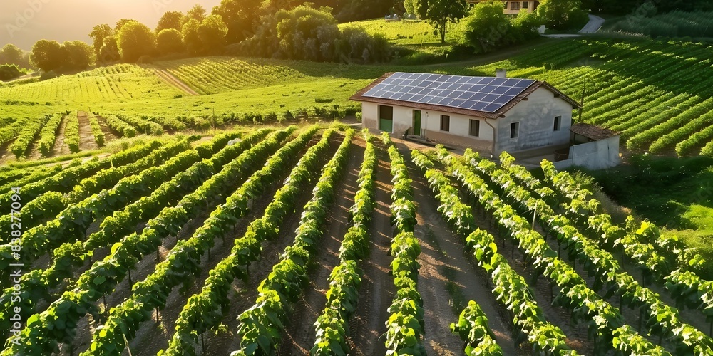 Solar power integrated into agricultural practices for sustainable ...