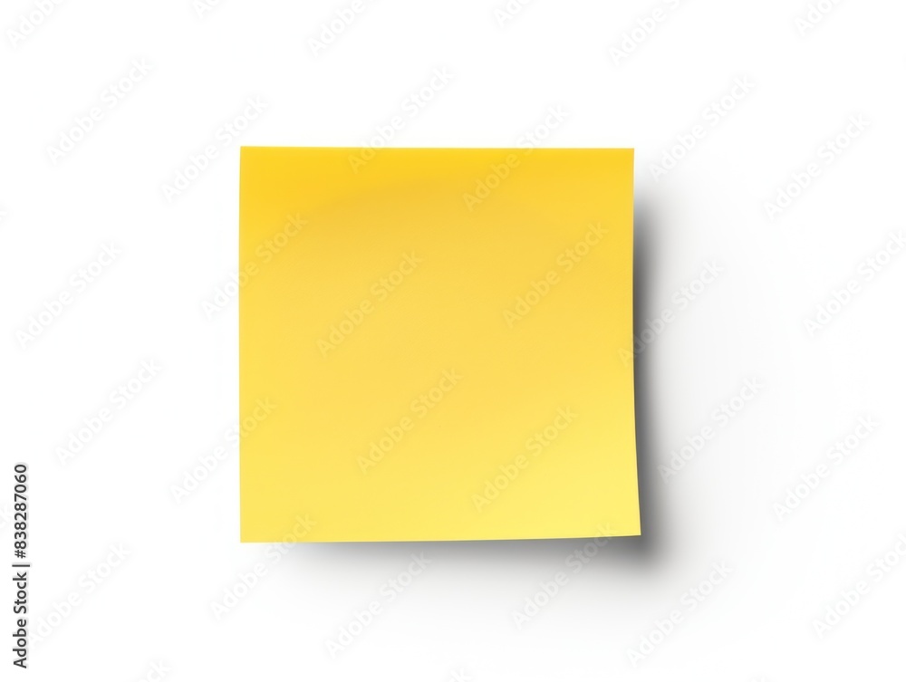 Sticky post it note isolated on transparent or white background memo ...