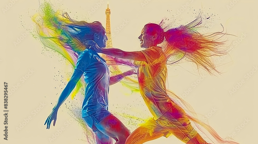 simple line art minimalist collage illustration with professional ...