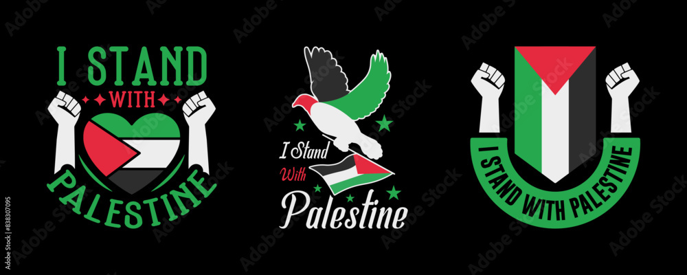 I Stand With Palestine SVG Freedom For Palestine Tshirt Bundle ...