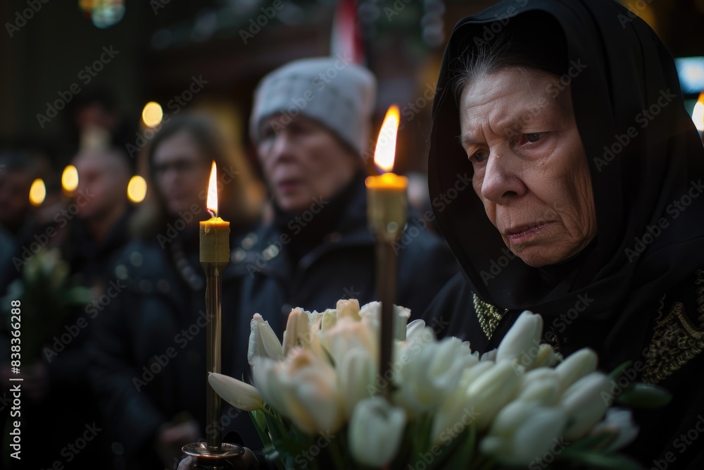 A moment of farewell, diving into the emotional depth of a funeral and ...