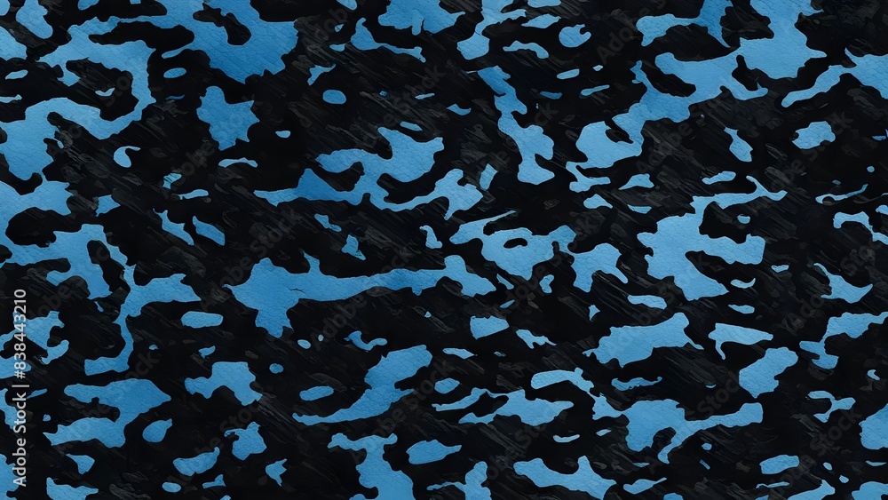 camouflage blue background military texture, dark army wallpaper Stock ...